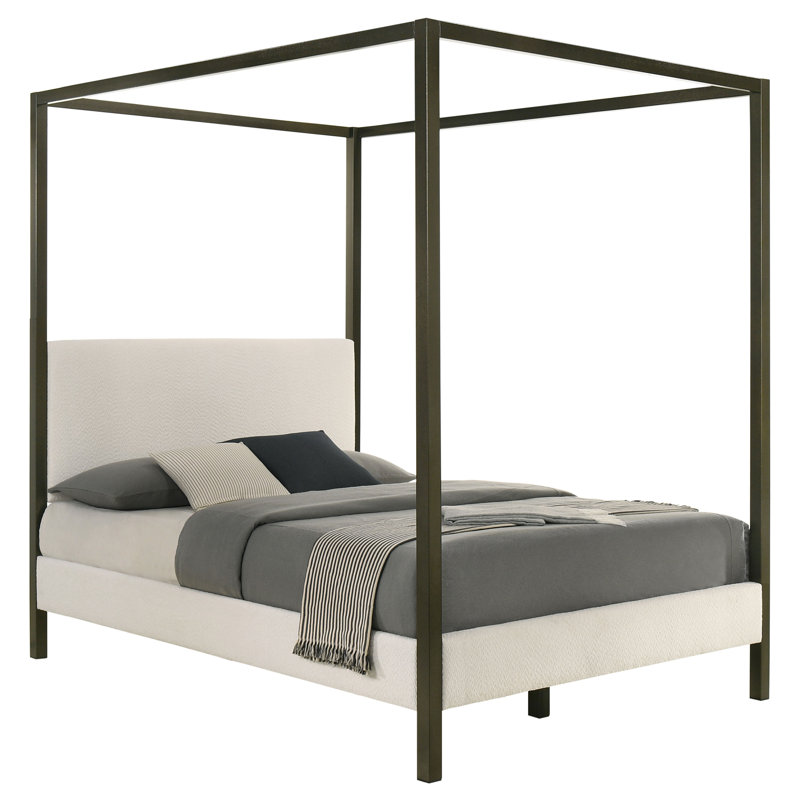 Alek upholstered canopy bed store